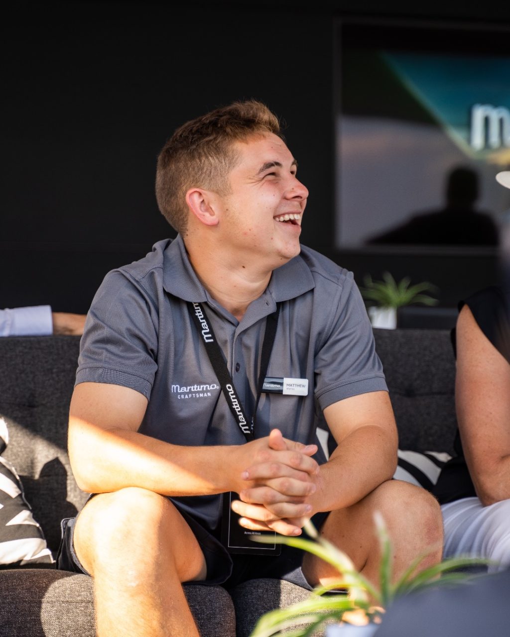 Award winning Matthew Warren is always welcome at Maritimo