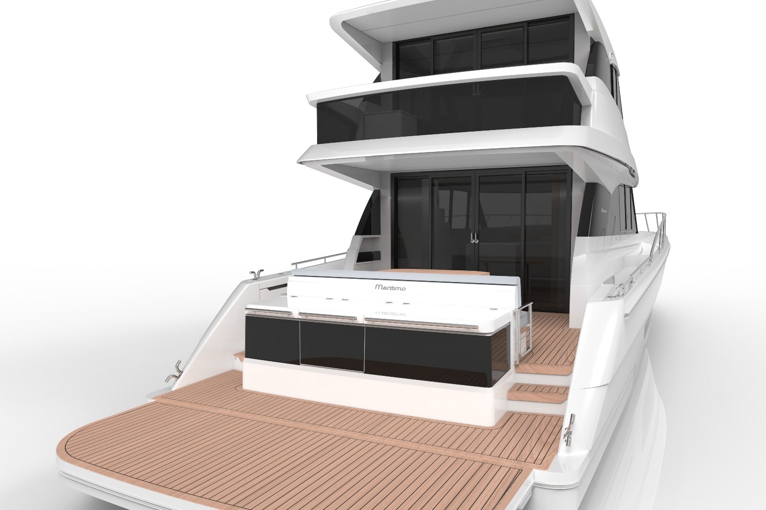 Maritimo M50 Flybridge and S50 Sedan Motor Yachts design and development update.