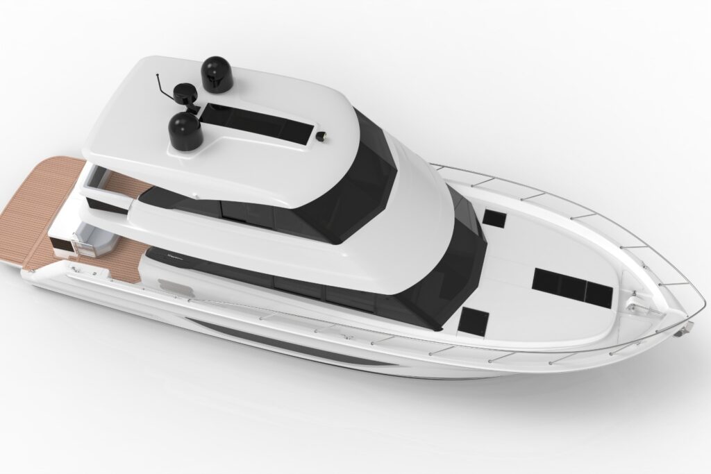 Maritimo M50 Flybridge and S50 Sedan Motor Yachts design and development update.